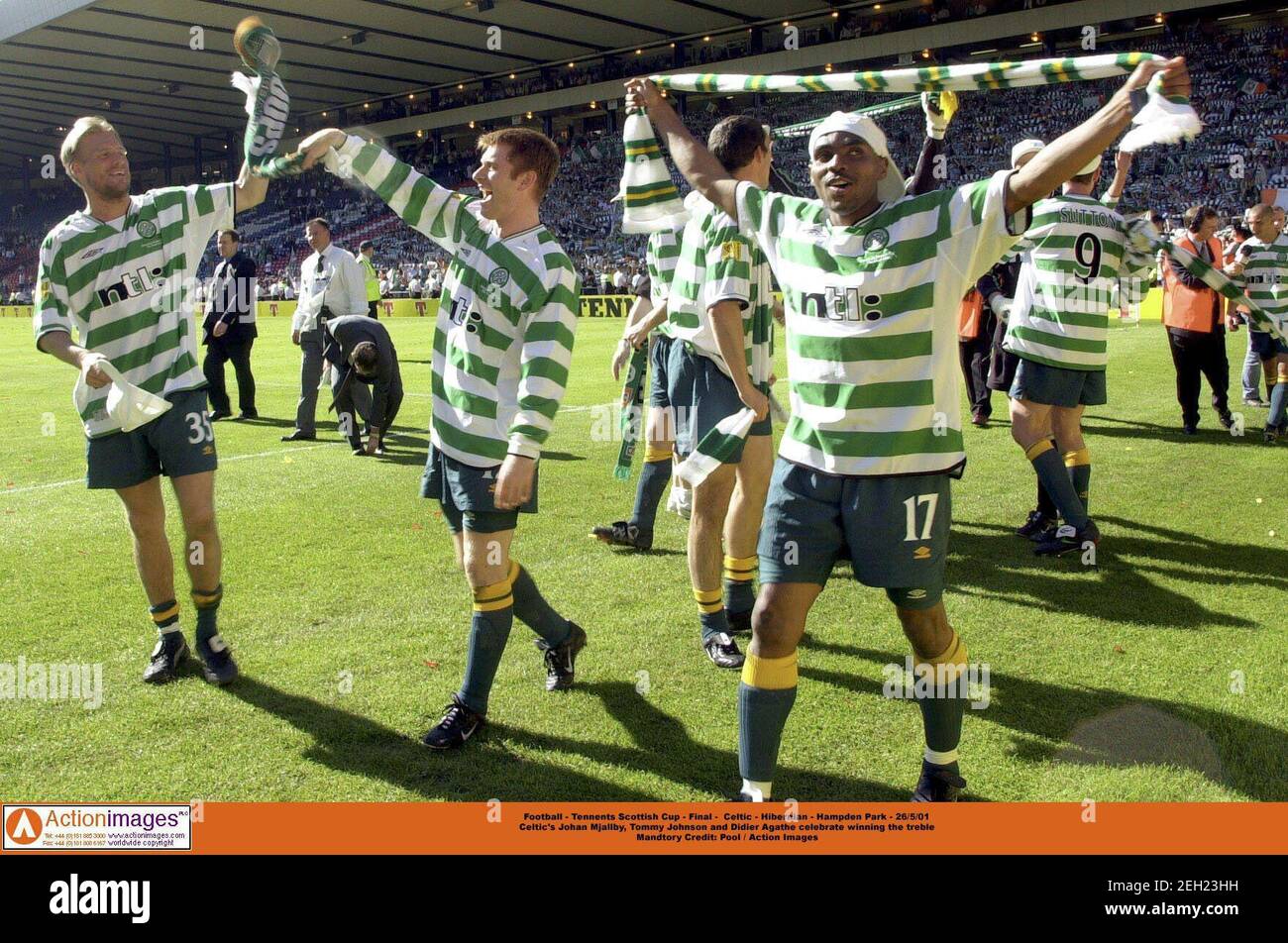 Celtic football treble hi-res stock photography and images - Alamy