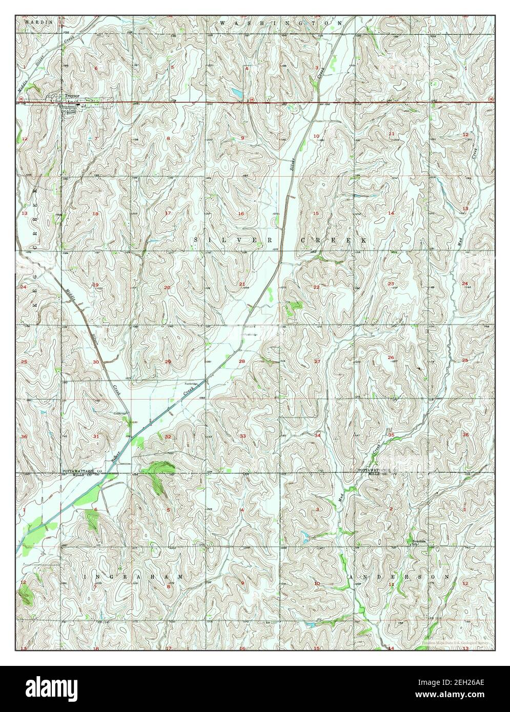 Treynor map hi-res stock photography and images - Alamy