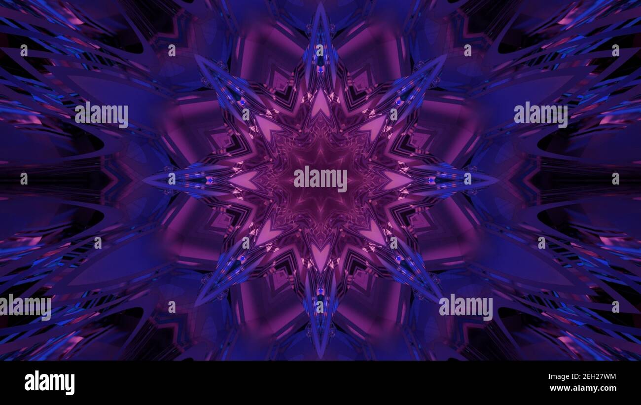 Abstract crystal shaped futuristic background 3d illustration Stock ...