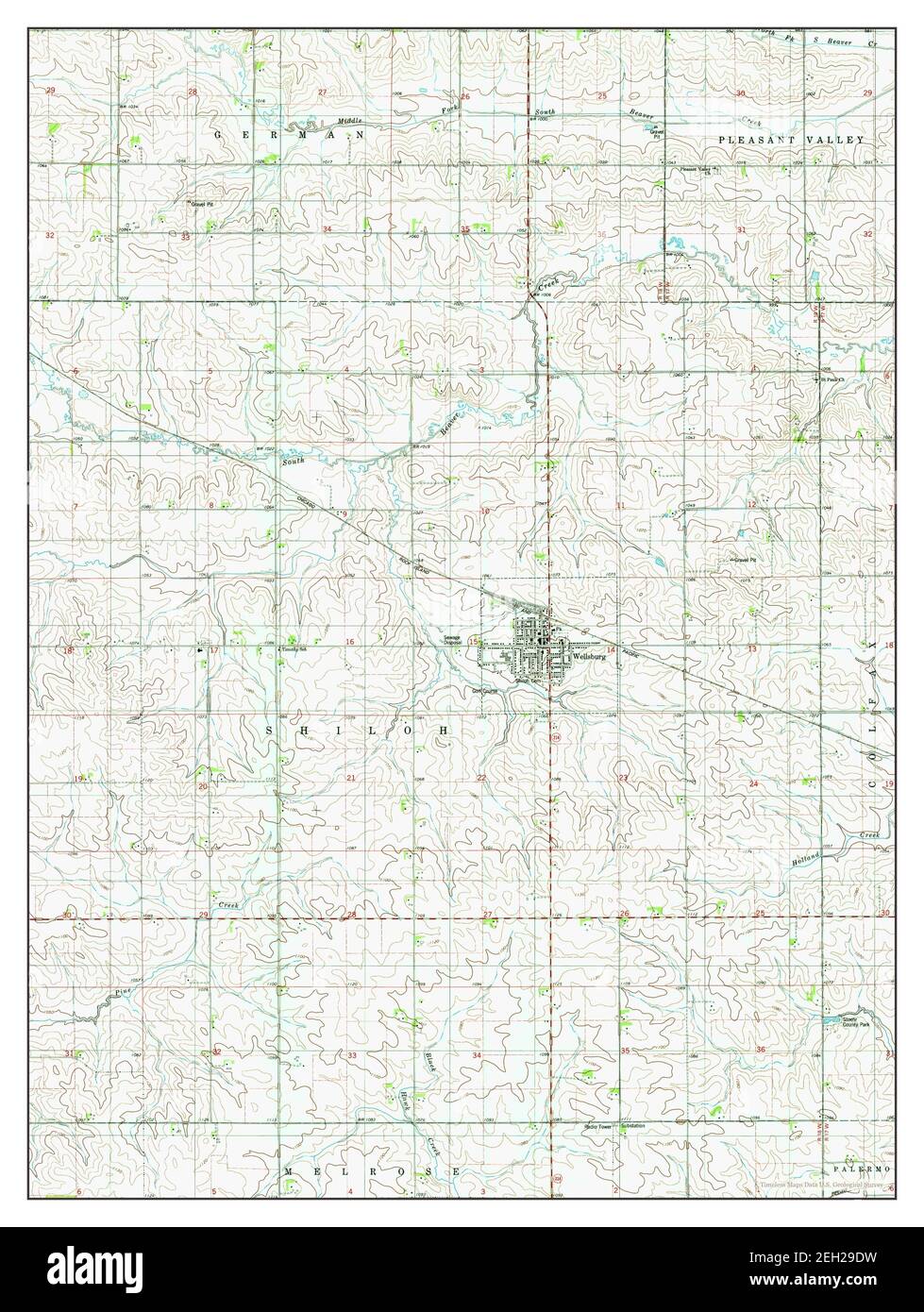 Antique Iowa Map High Resolution Stock Photography and Images - Alamy