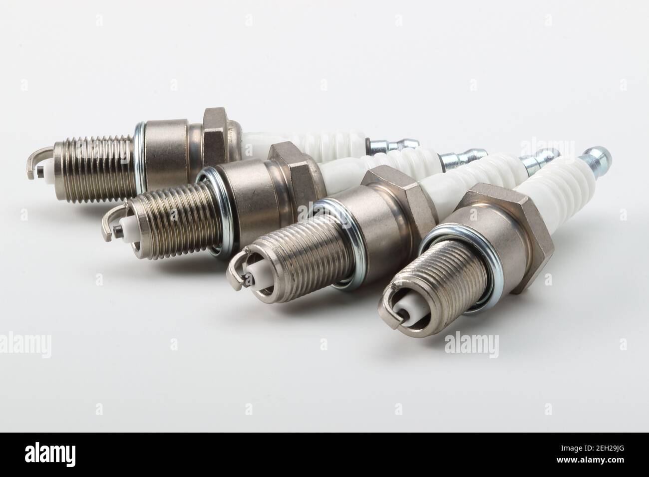set of spark plug in sequence Stock Photo - Alamy