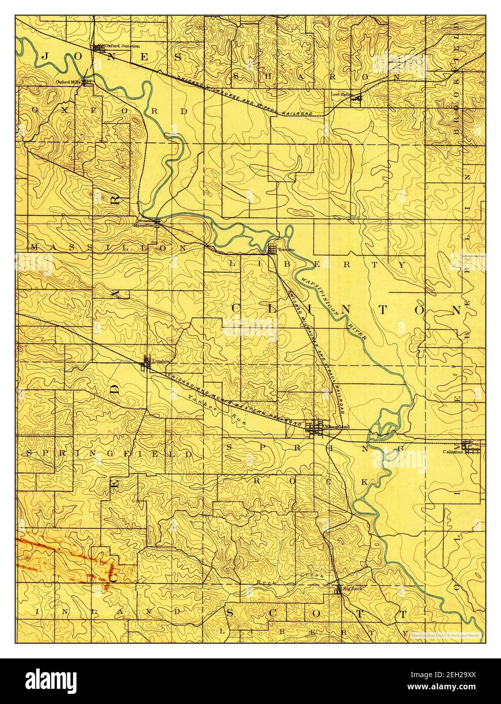 Map Of Wheatland High Resolution Stock Photography and Images - Alamy