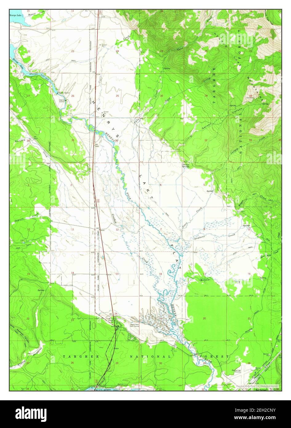 Big Springs, Idaho, map 1964, 1:24000, United States of America by ...