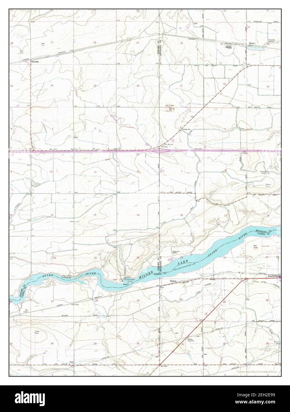 Burley SW, Idaho, map 1964, 1:24000, United States of America by ...