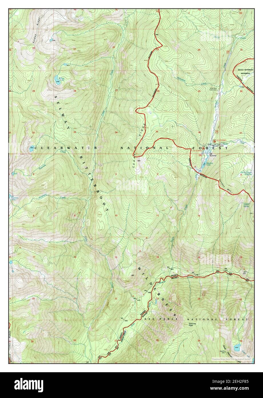 Cedar Ridge, Idaho, map 1994, 1:24000, United States of America by ...