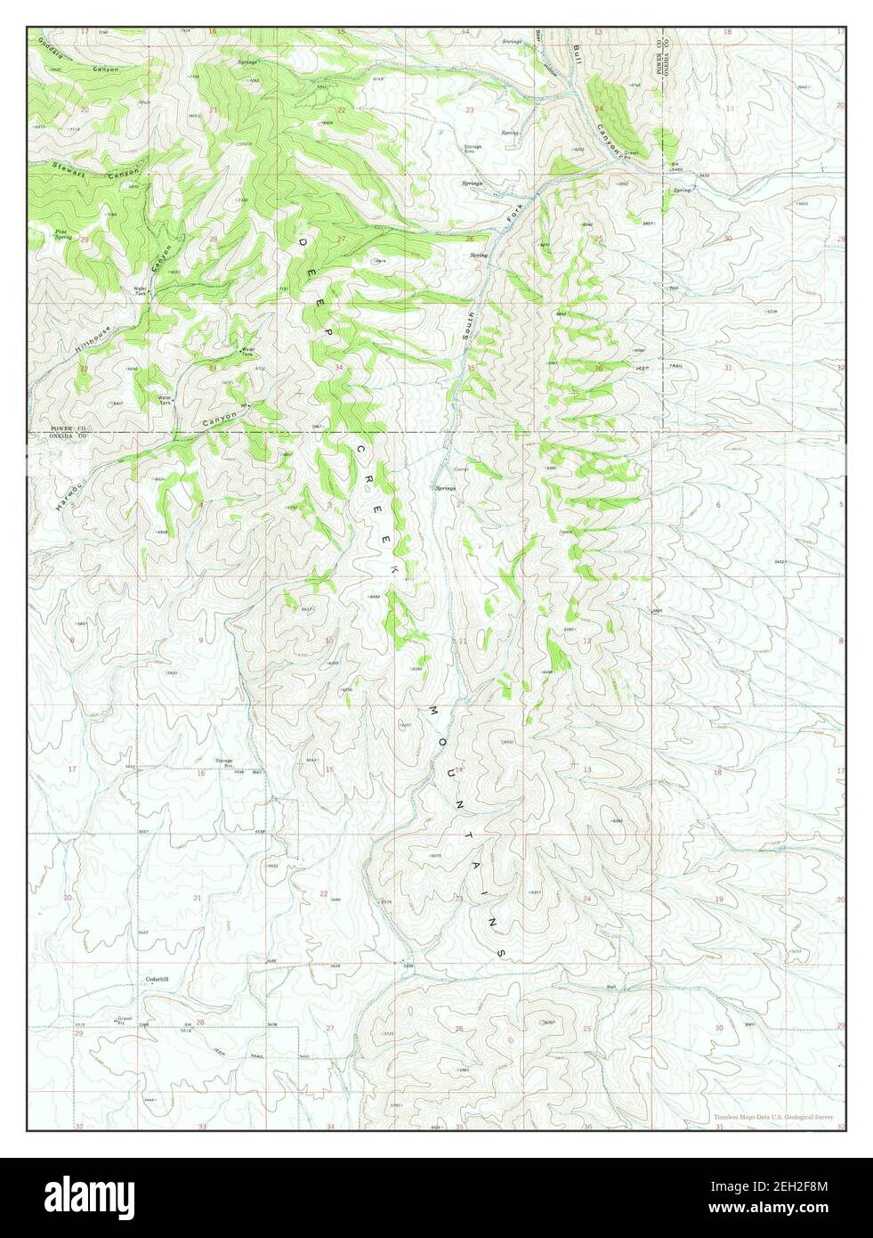 Cedarhill, Idaho, map 1973, 1:24000, United States of America by ...