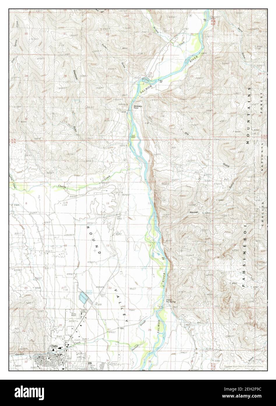 Challis map hi-res stock photography and images - Alamy