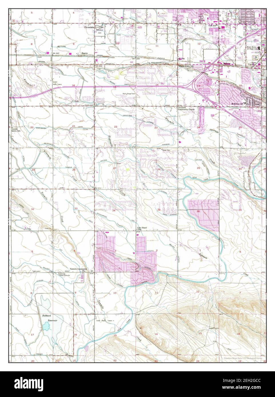 Cloverdale, Idaho, map 1953, 1:24000, United States of America by ...