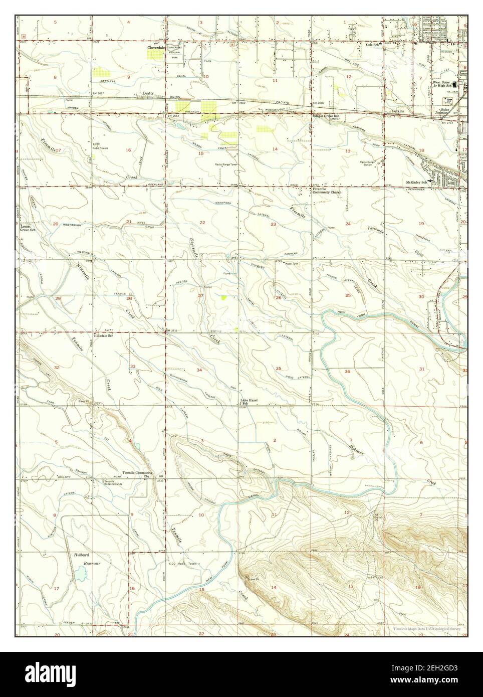Map of cloverdale hi-res stock photography and images - Alamy