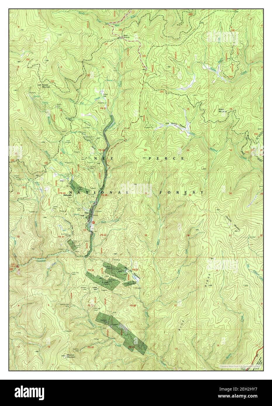 Dixie, Idaho, map 1995, 1:24000, United States of America by Timeless ...