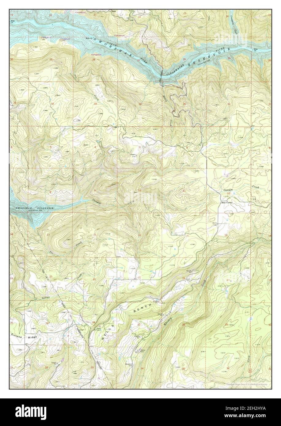 Dent, Idaho, map 1969, 1:24000, United States of America by Timeless ...
