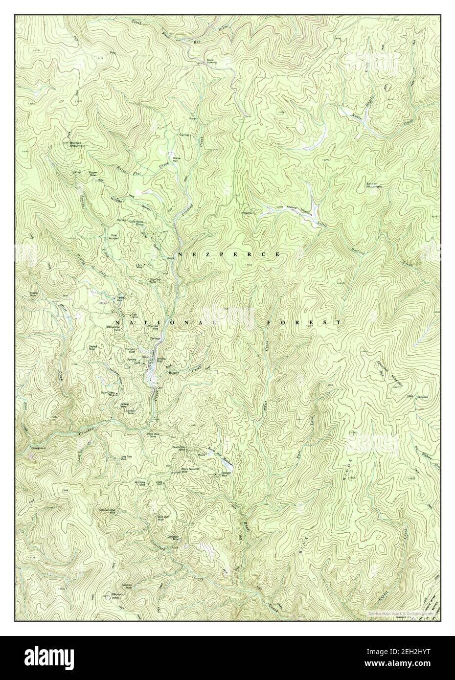 Dixie, Idaho, map 1979, 1:24000, United States of America by Timeless ...