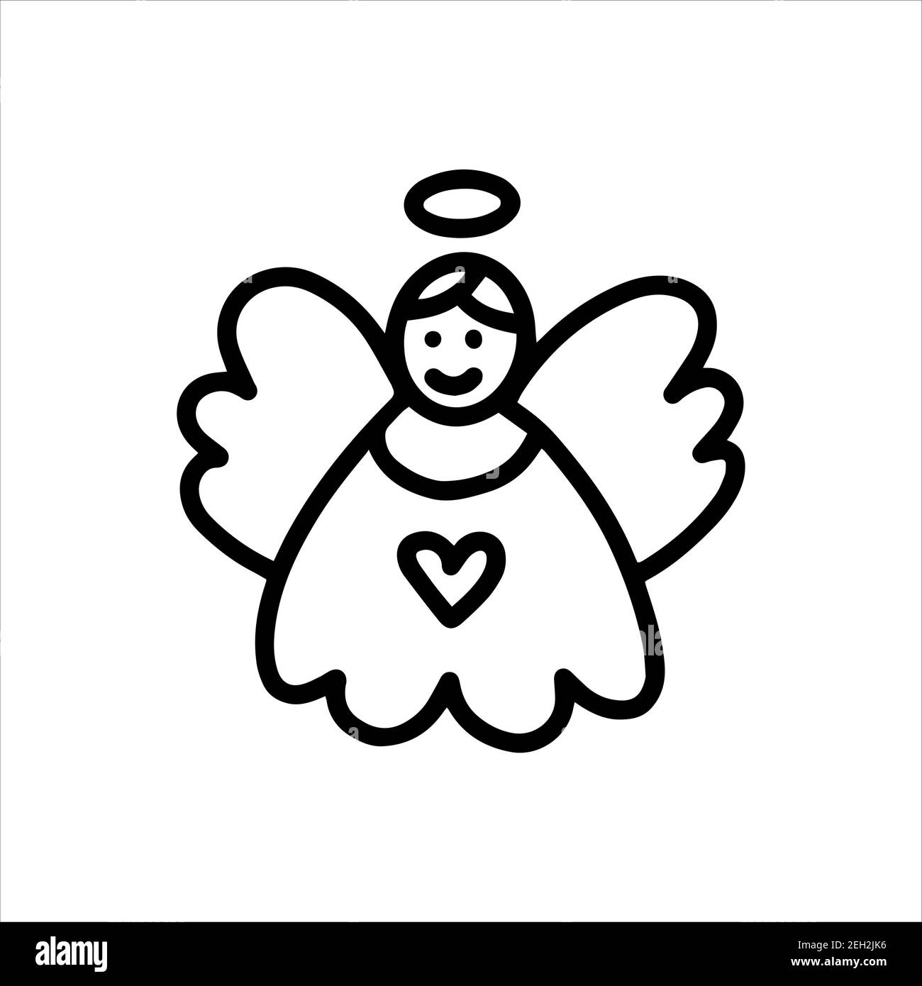 Angelic character Stock Vector Images - Alamy