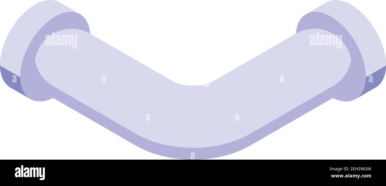 Tube pipe icon. Isometric of tube pipe vector icon for web design ...