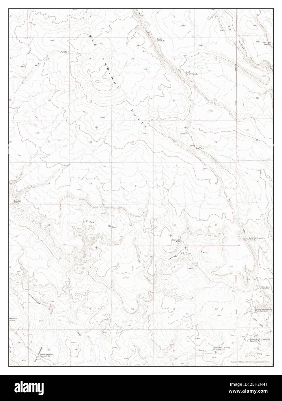 Frying Pan Basin, Idaho, map 1972, 1:24000, United States of America by ...