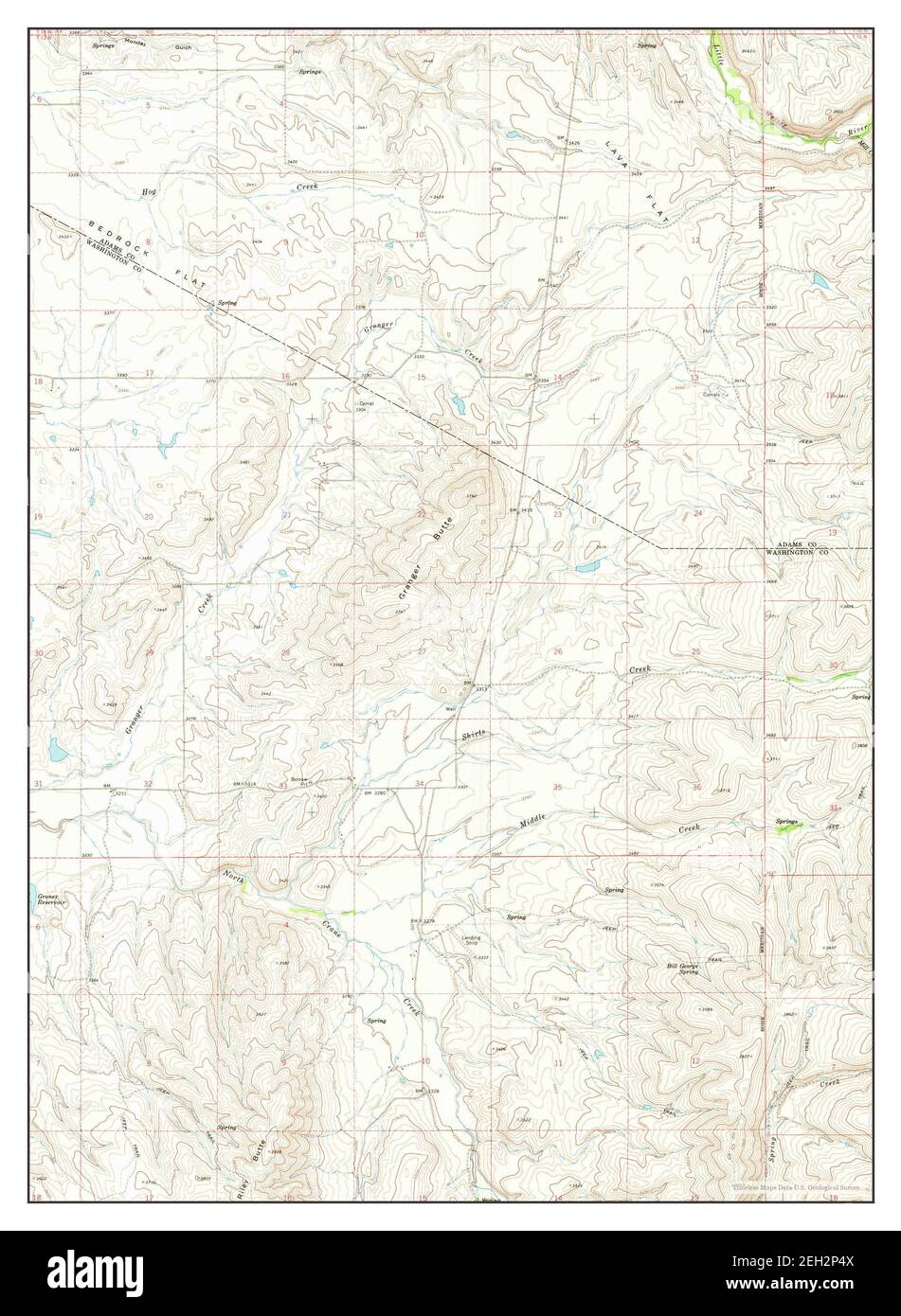 Map of granger hi-res stock photography and images - Alamy