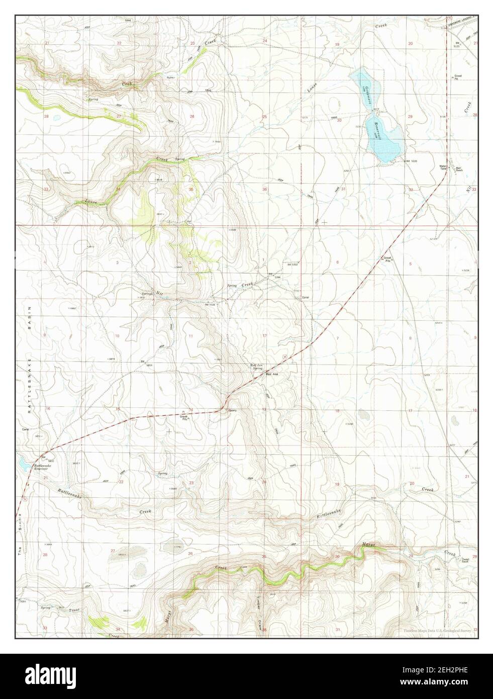 Grasmere idaho map Cut Out Stock Images & Pictures - Alamy