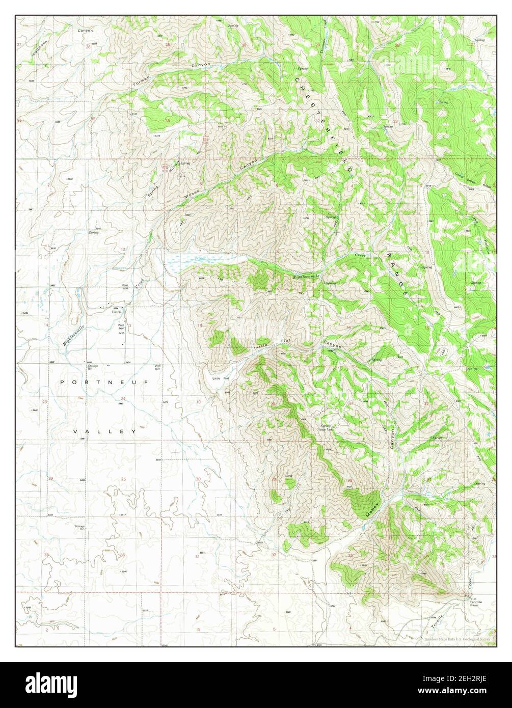 Hatch, Idaho, map 1981, 1:24000, United States of America by Timeless ...