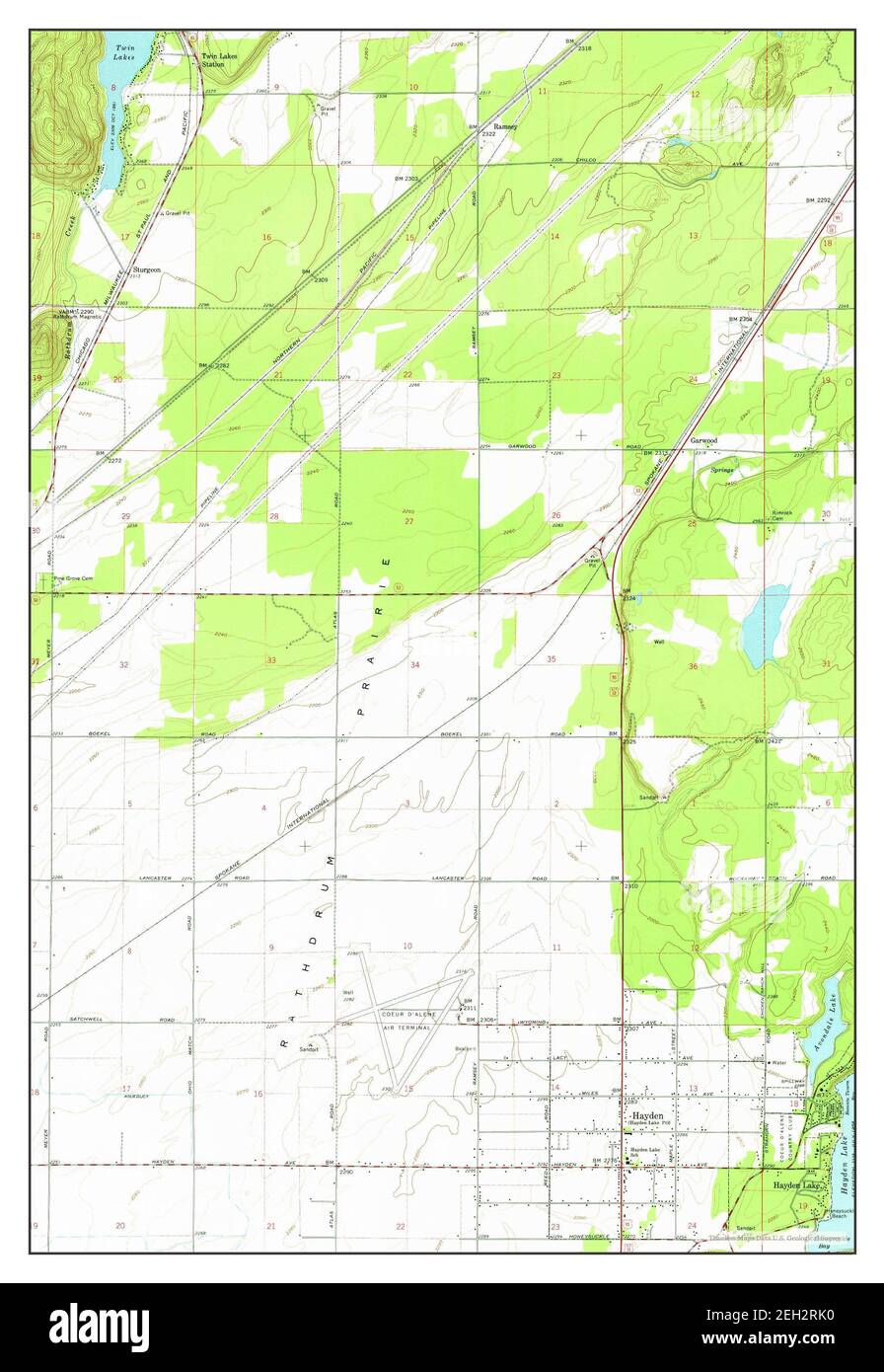 Hayden map Cut Out Stock Images & Pictures - Alamy