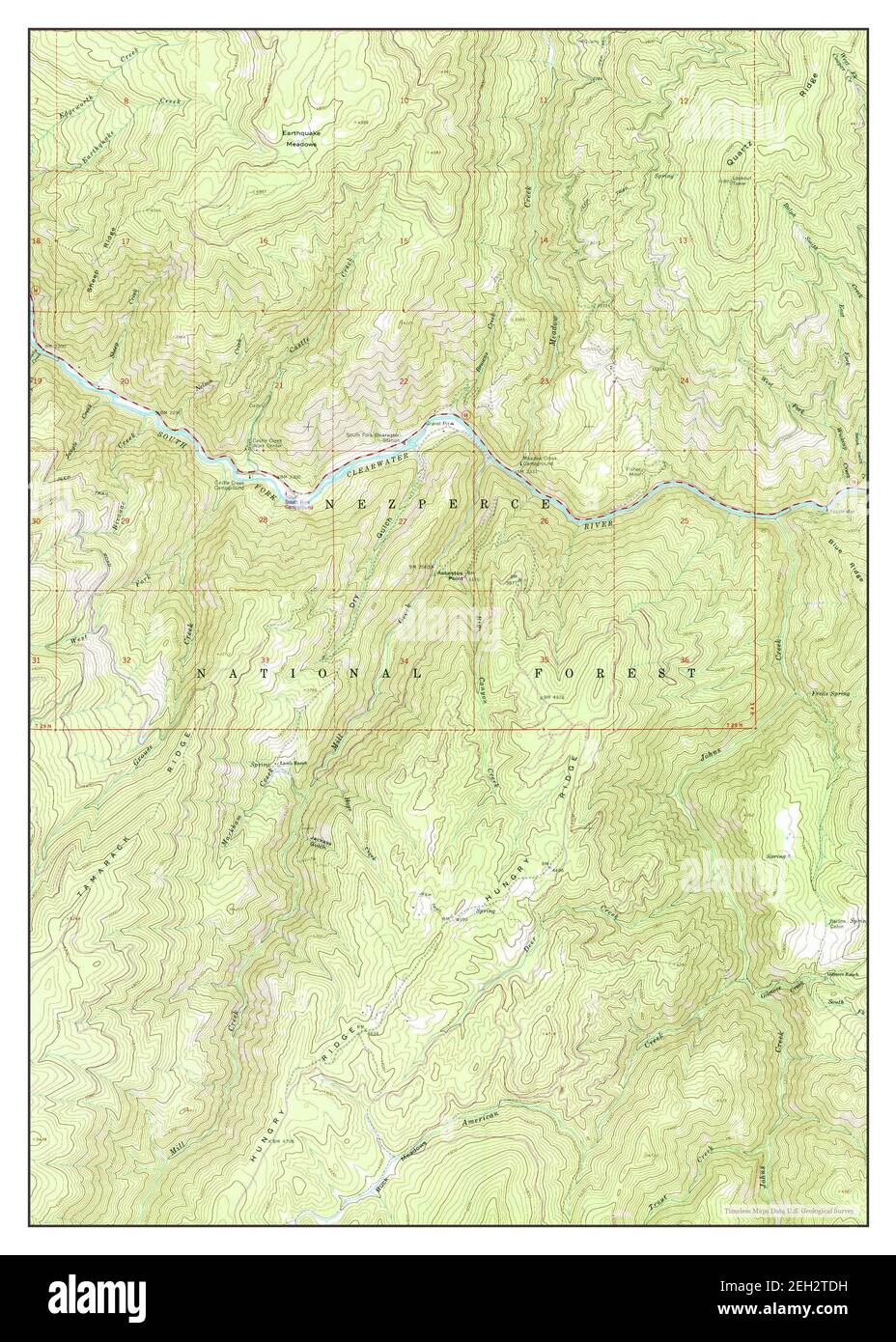 Hungry Ridge, Idaho, map 1963, 1:24000, United States of America by ...