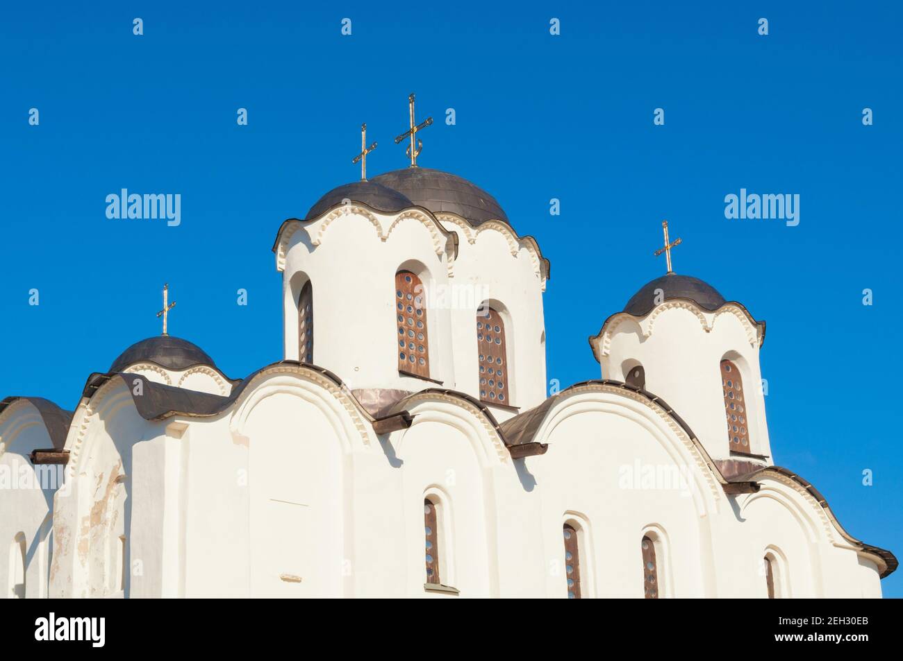 Veliky Novgorod, Russia. St Nicholas Cathedral at the Yaroslav ...