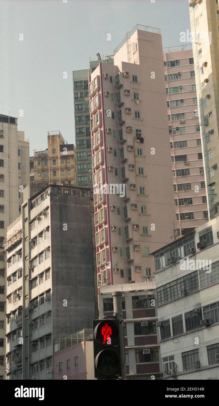 densely packed apartment blocks, Hong Kong 2005 Stock Photo - Alamy