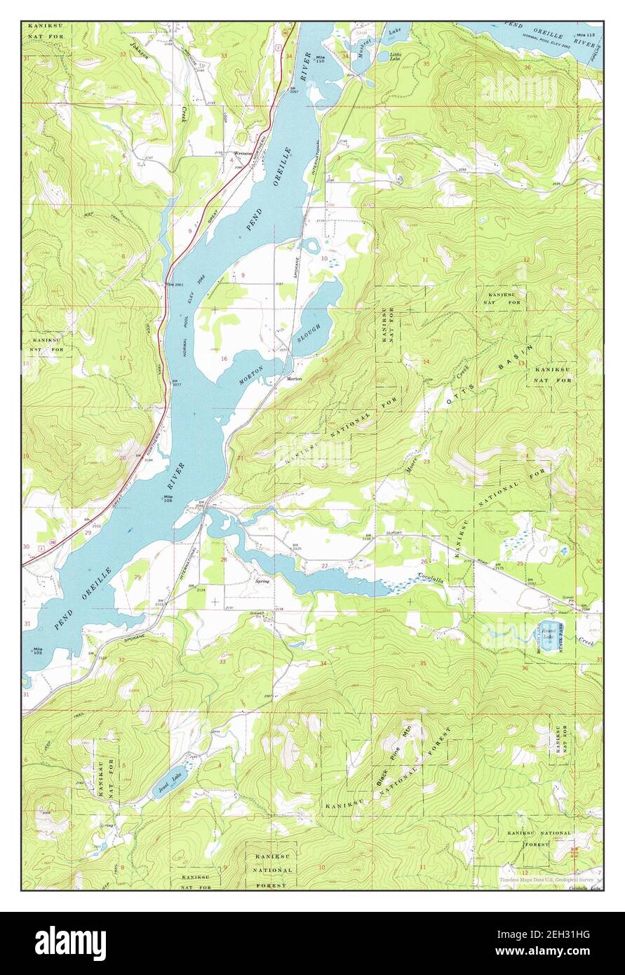 Morton, Idaho, map 1968, 1:24000, United States of America by Timeless ...