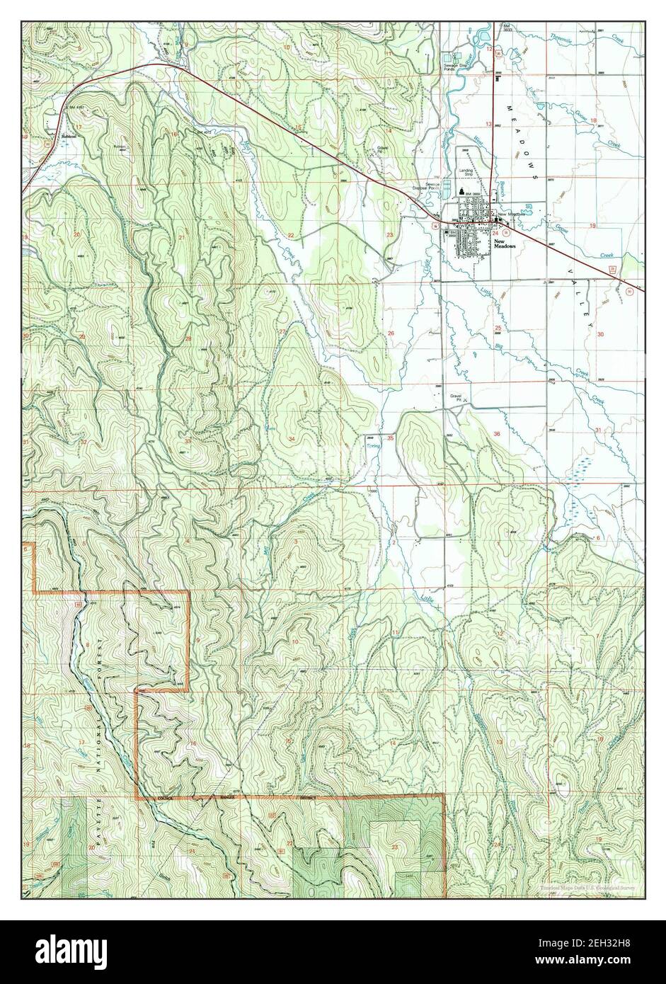 New Meadows, Idaho, map 2004, 1:24000, United States of America by ...