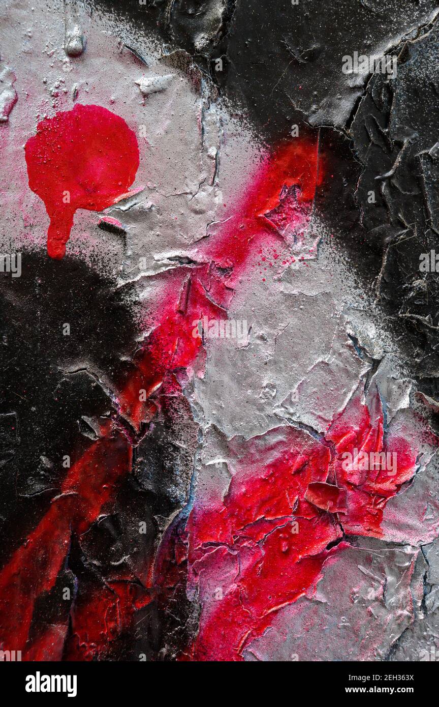 Silver and red paint hi-res stock photography and images - Alamy
