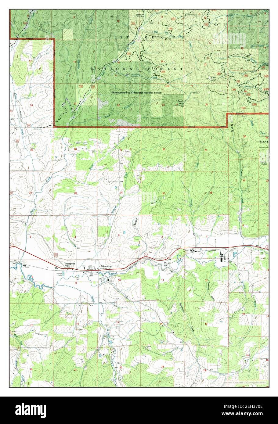 Princeton, Idaho, map 1994, 1:24000, United States of America by ...