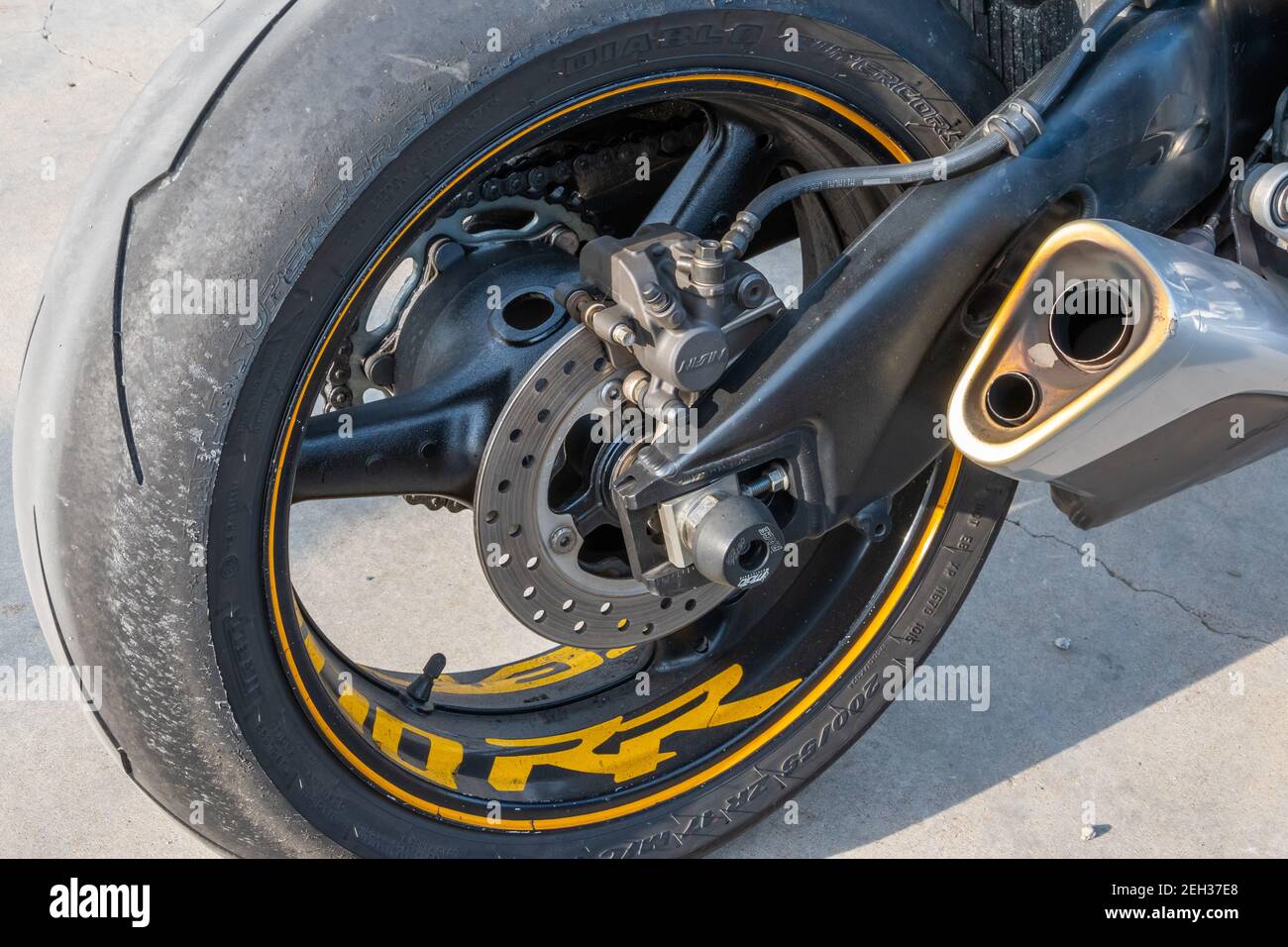 Motorcycle fork hi-res stock photography and images - Alamy