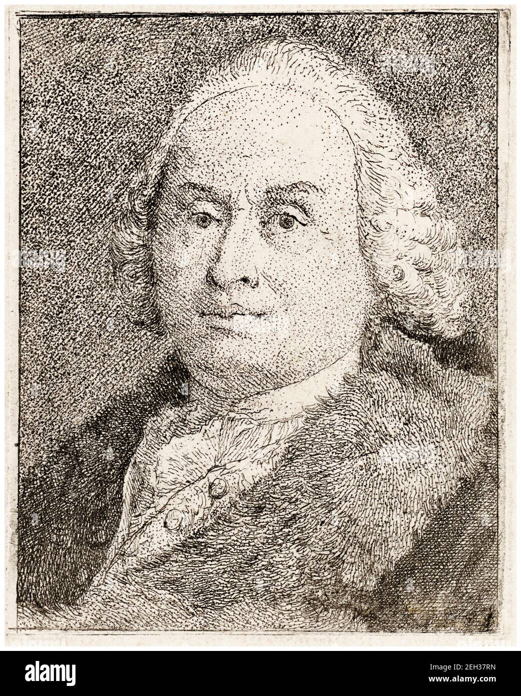 Portrait of Giovanni Battista Tiepolo (1696-1770), Italian painter and ...