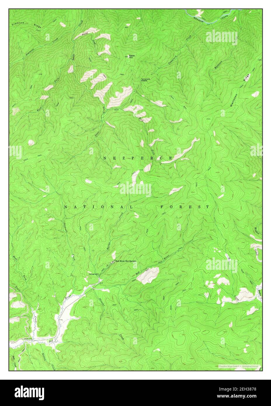Sable Hill, Idaho, map 1966, 1:24000, United States of America by ...