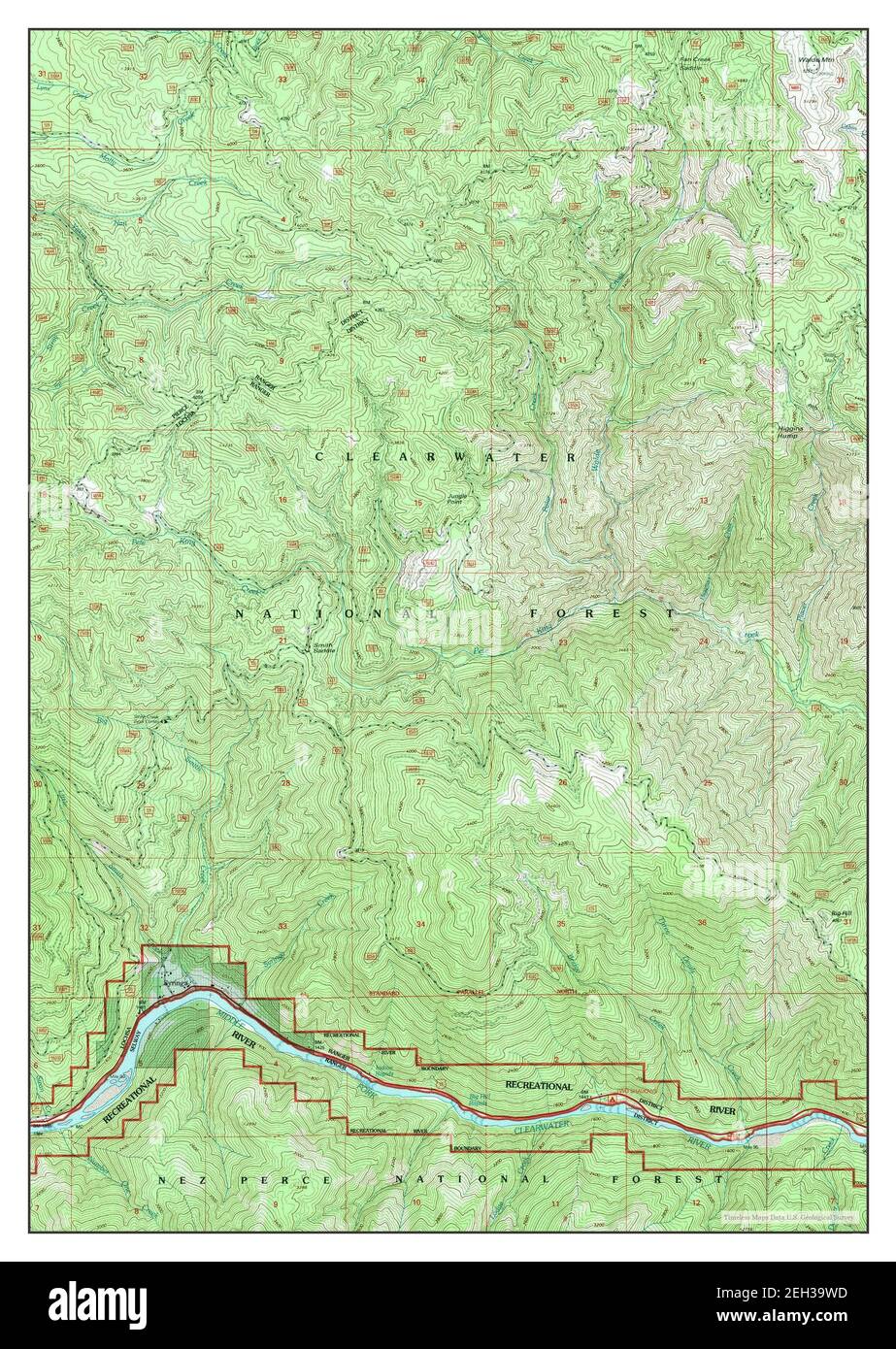 Syringa, Idaho, map 1994, 1:24000, United States of America by Timeless ...