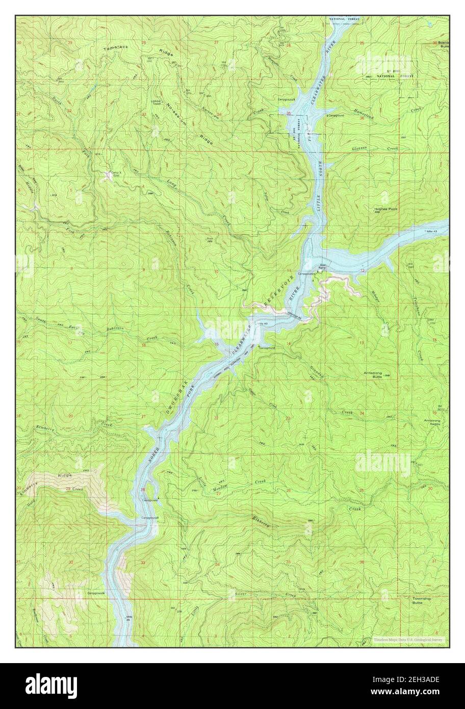 Butte county map hi-res stock photography and images - Alamy