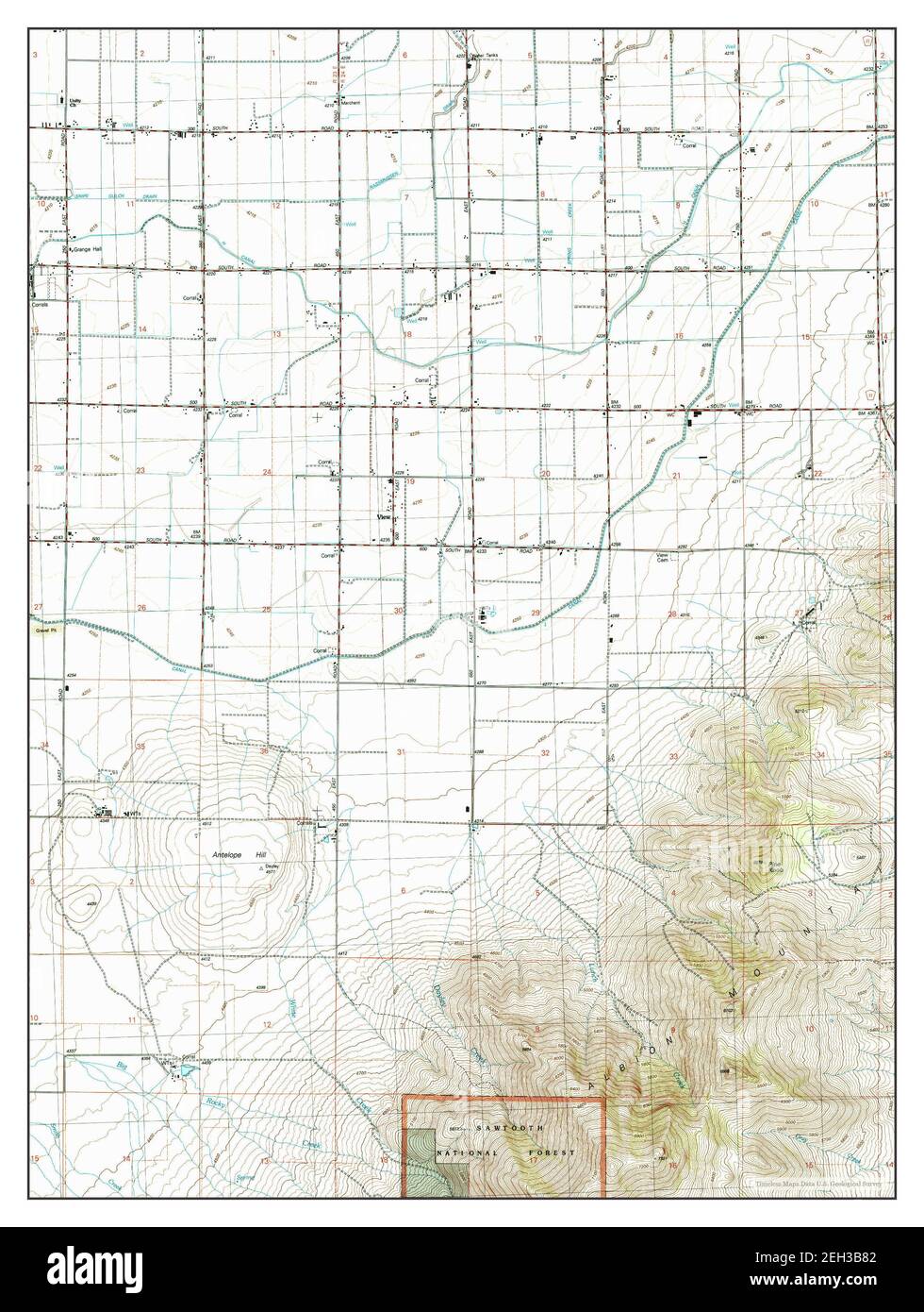View, Idaho, map 2001, 1:24000, United States of America by Timeless ...
