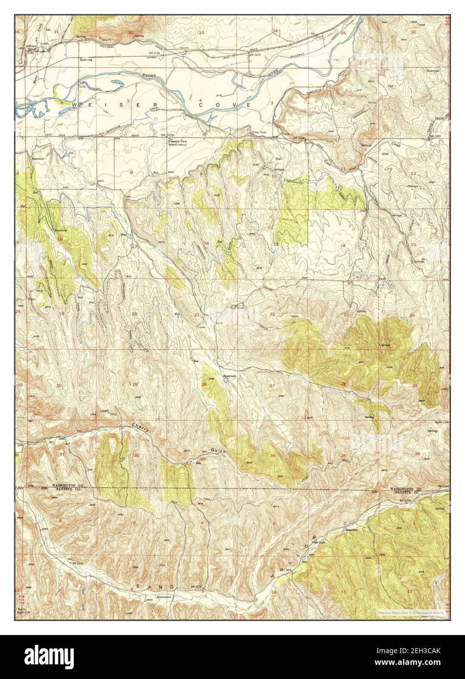 Map of weiser hi-res stock photography and images - Alamy