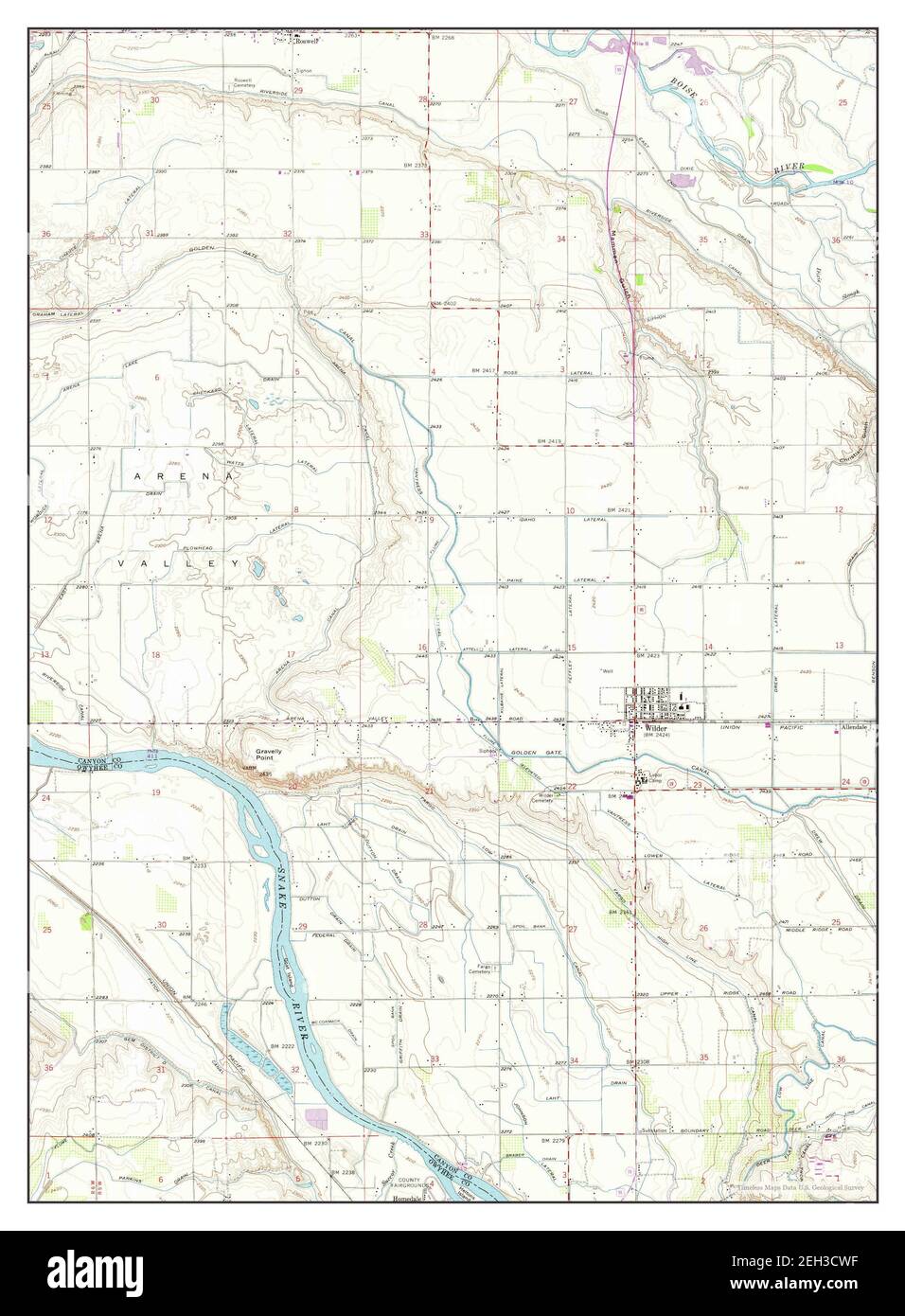 Wilder Idaho Map at Werner Taylor blog