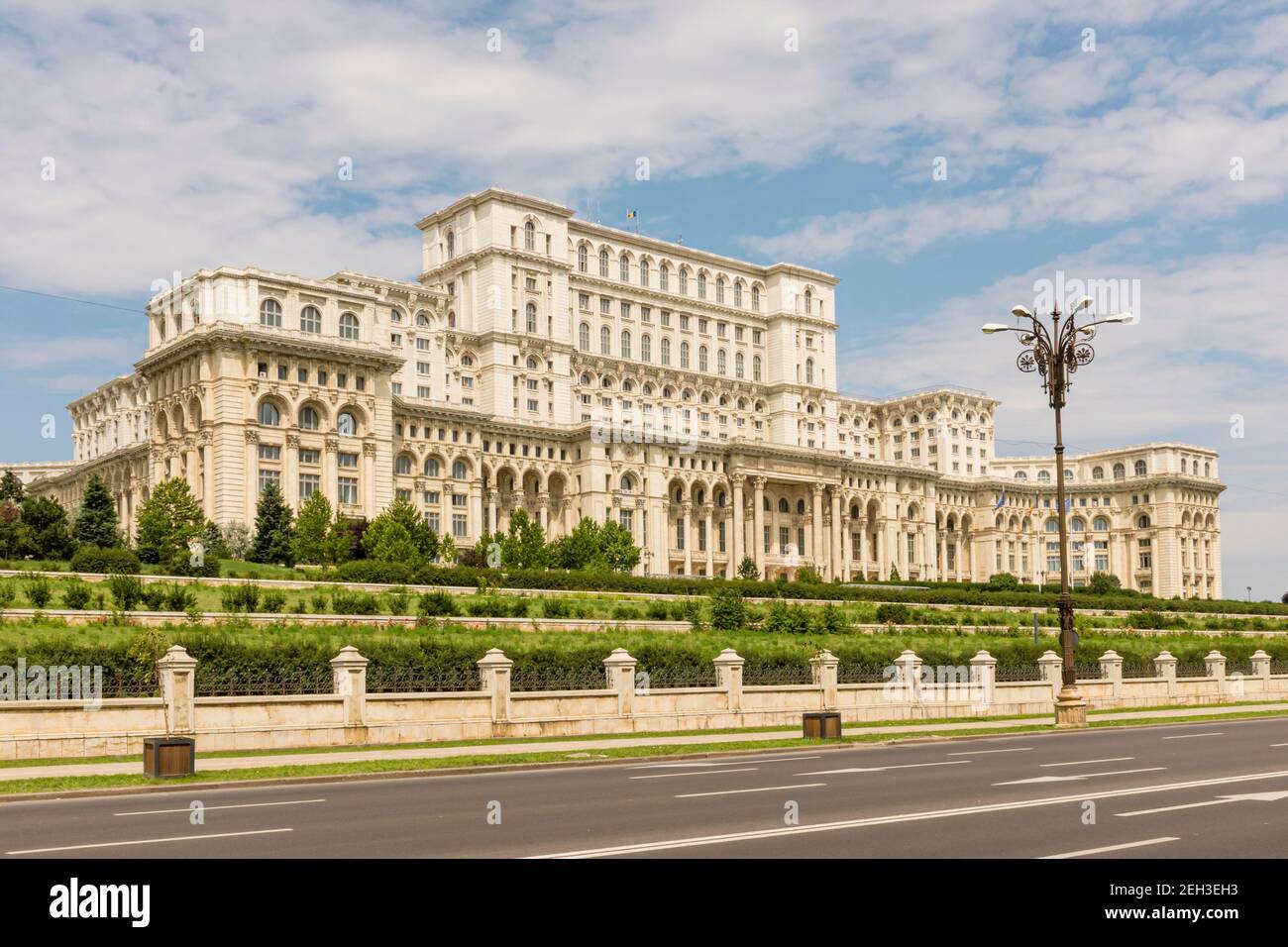 Palace of the Parliament in Bucharest, which is the seat of the ...