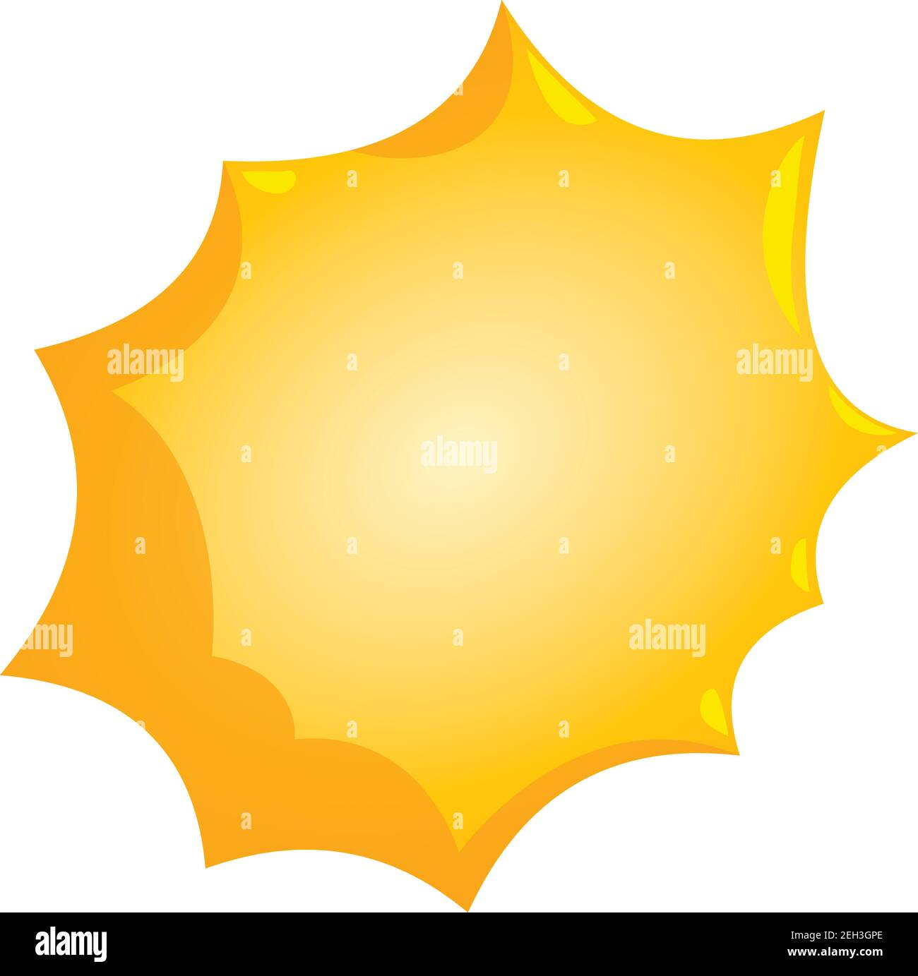 Comic bursting icon. Isometric illustration of comic bursting vector ...