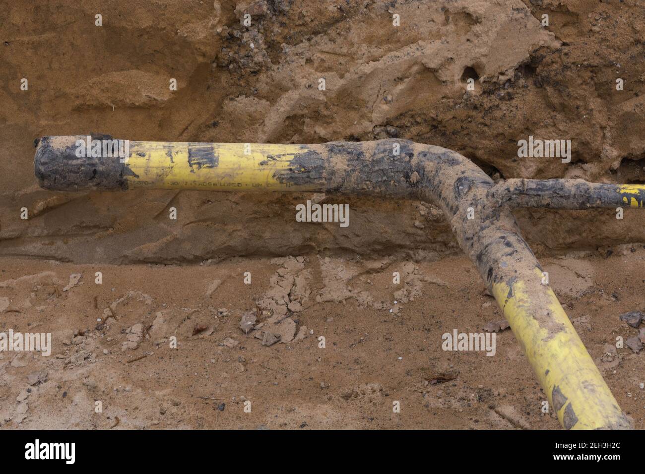 Gas pipe renewal hi-res stock photography and images - Alamy