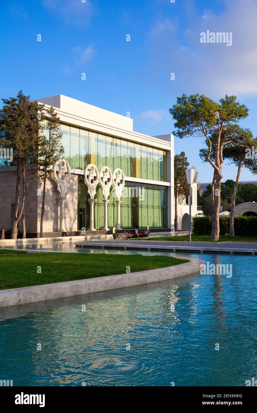 Azerbaijan, Baku, Venezia Restaurant on The Bulvar - Seaside Boulevard ...