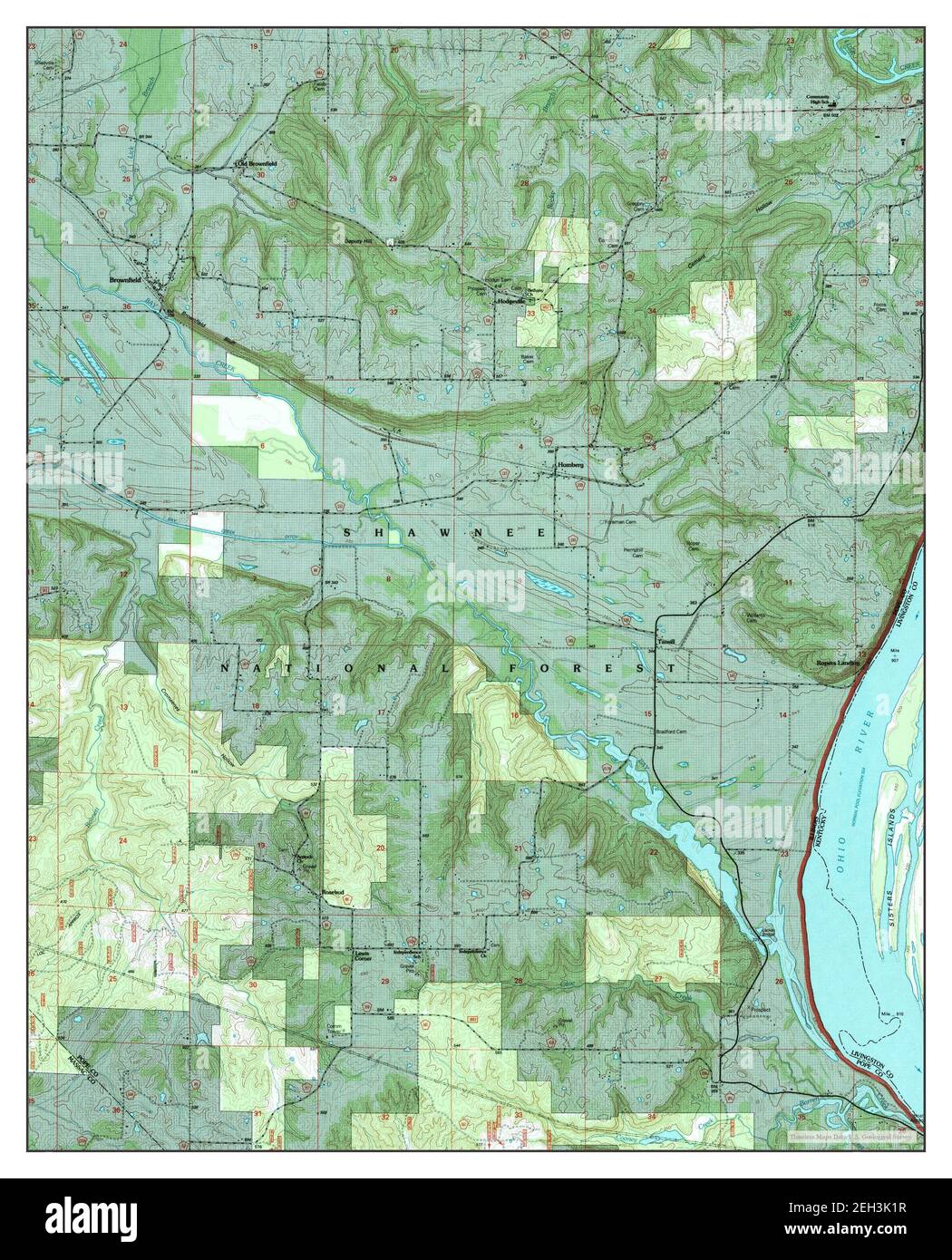 Map of brownfield hi-res stock photography and images - Alamy