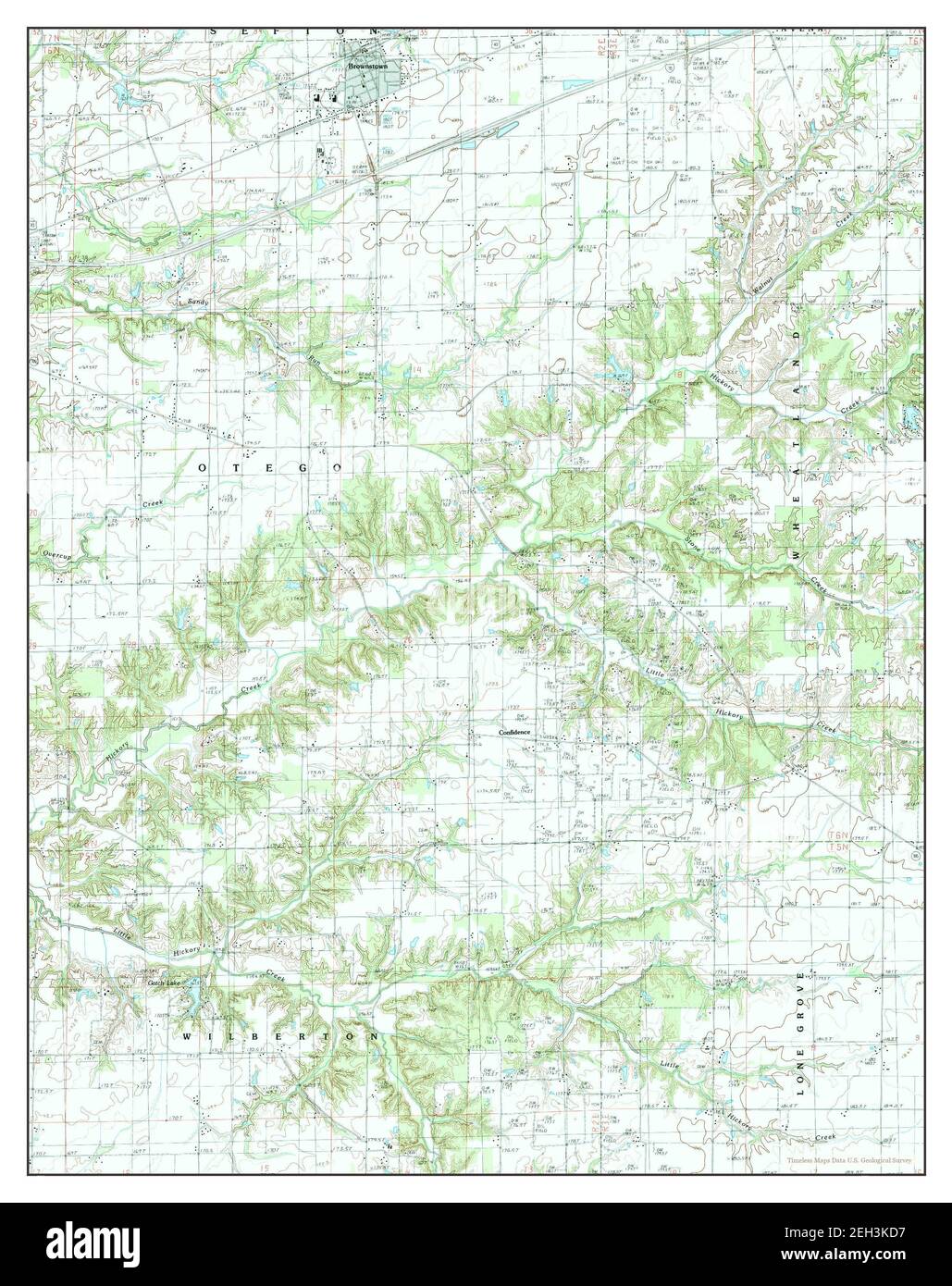 Map of brownstown hi-res stock photography and images - Alamy