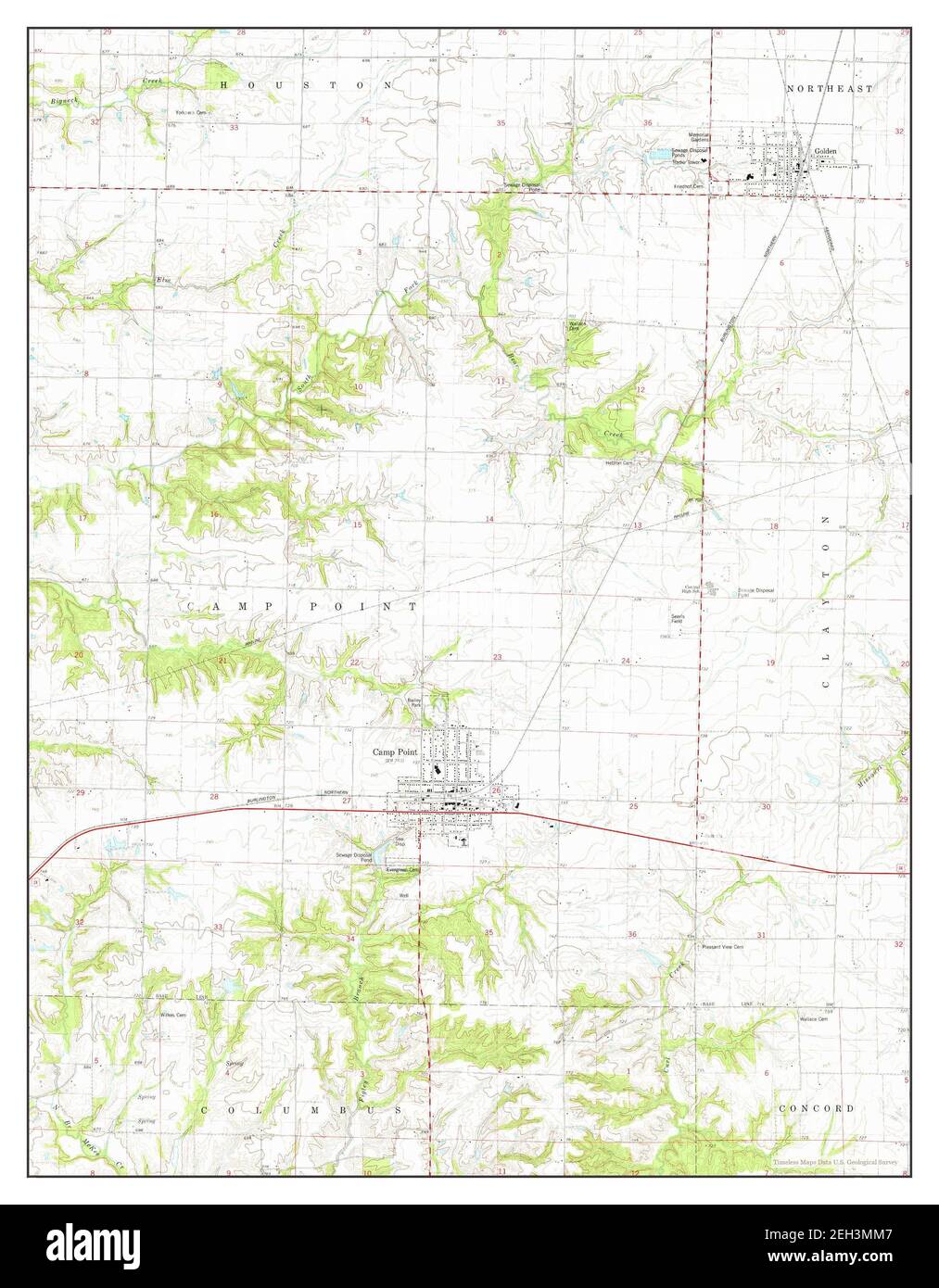 Camp Point, Illinois, map 1981, 1:24000, United States of America by ...