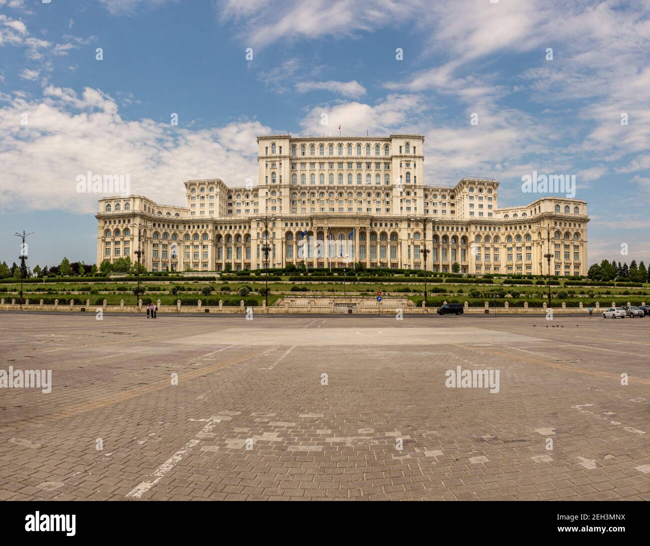 Palace of the Parliament in Bucharest, which is the seat of the ...