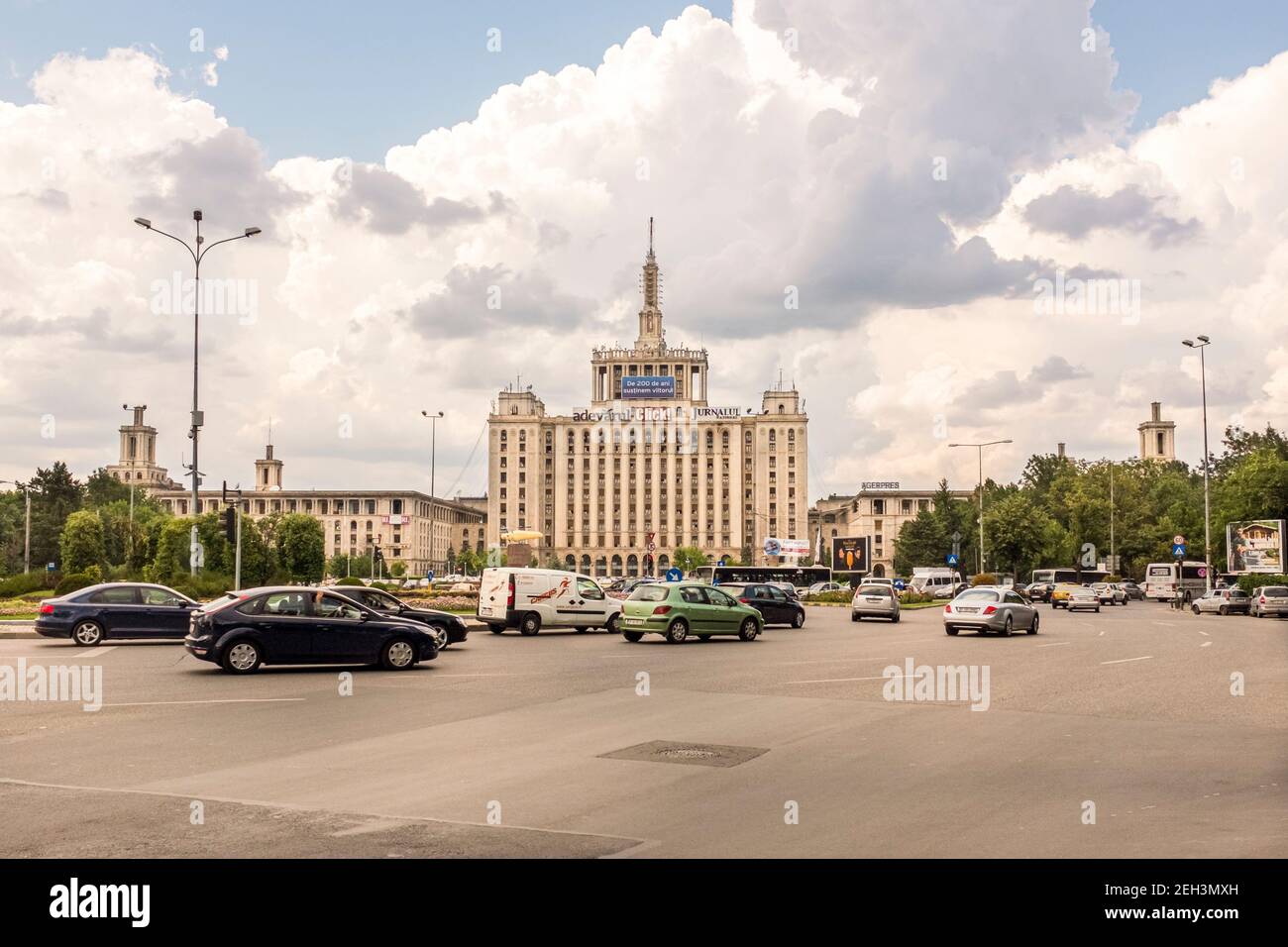 Casa Presei Libere, known as the House of the Free Press, houses ...