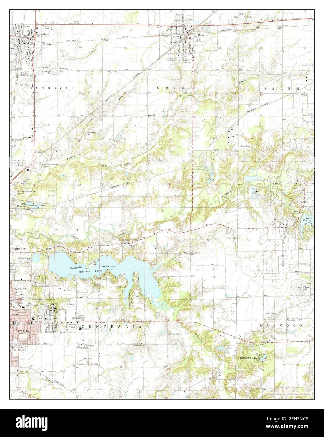 Centralia map hi-res stock photography and images - Alamy