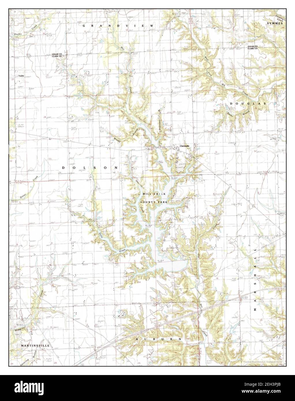 Map Of Clarksville High Resolution Stock Photography and Images - Alamy