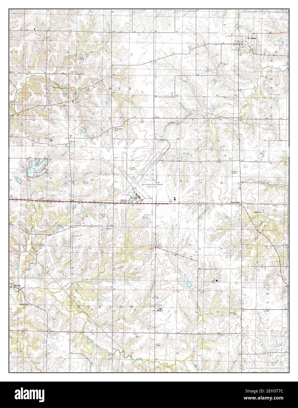 Map of columbus trips hi-res stock photography and images - Alamy